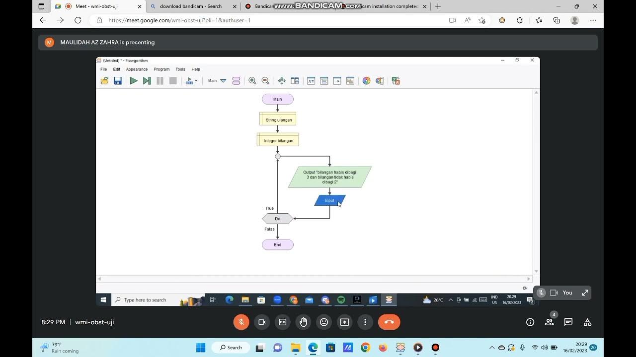 TUGAS KELOMPOK PKS 2 PEMOGRAMAN VISUAL DENGAN FLOWGORITHM TPB 13 - YouTube