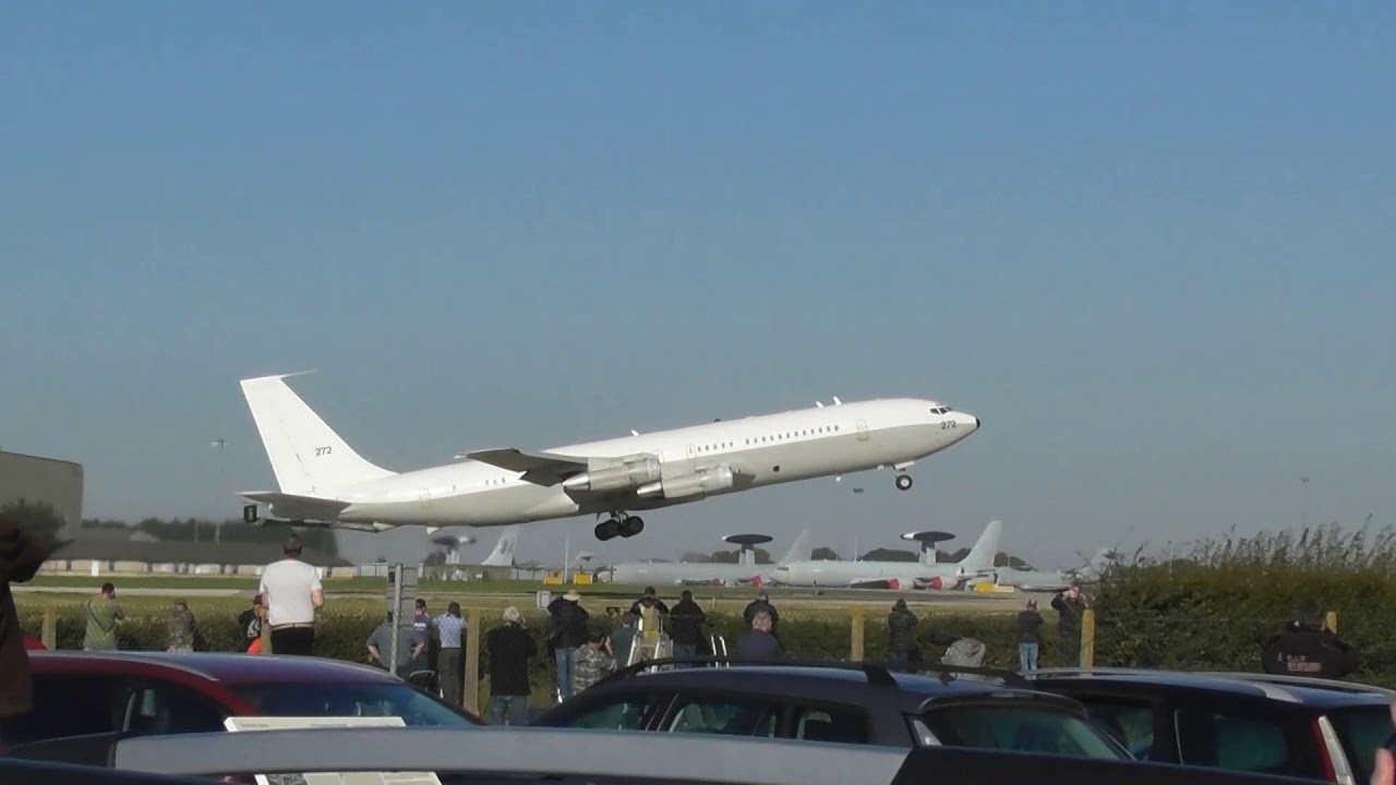 RAF Waddington Low Departures Israeli Air Force 707's 19-09-19 - YouTube