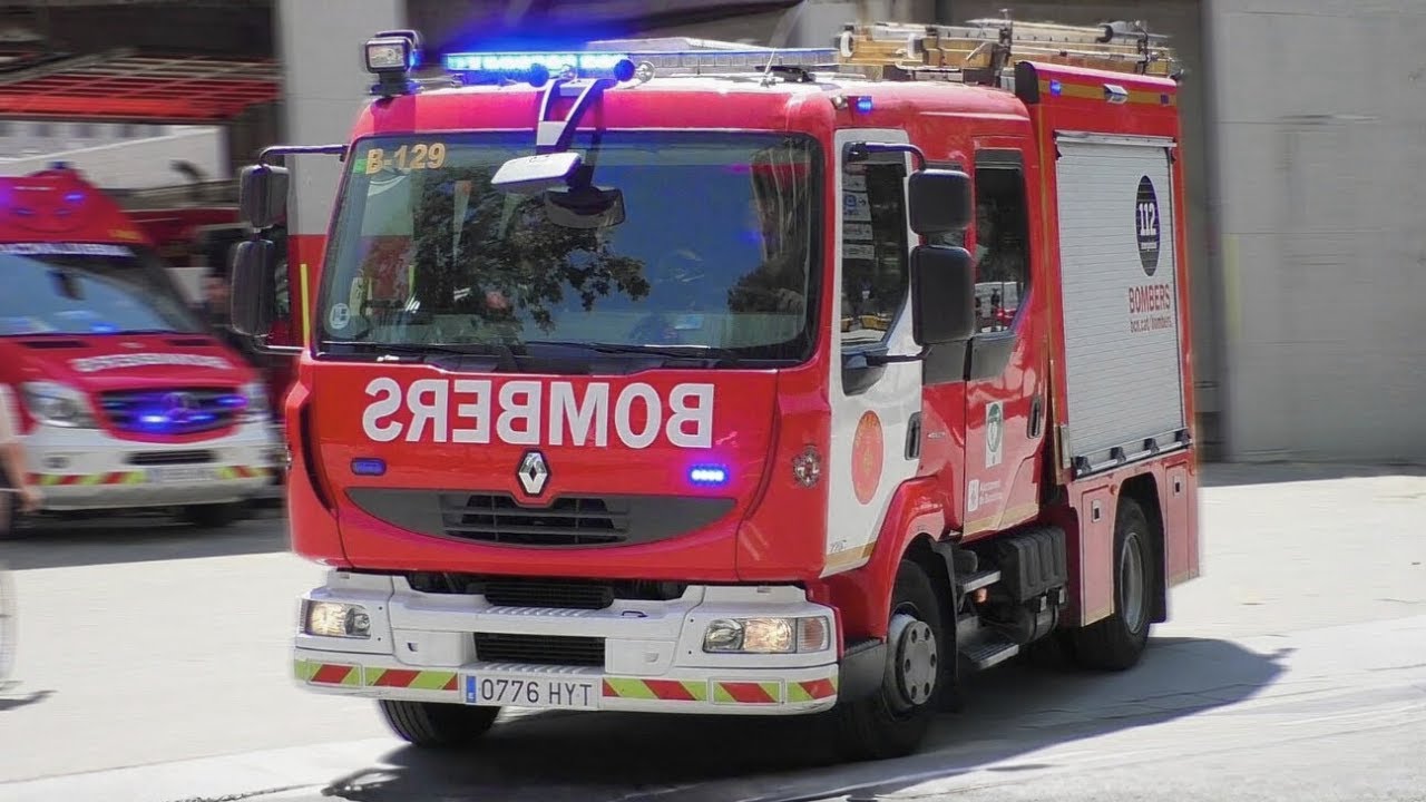 Barcelona Fire Brigade and Medical Services responding - Servicios de ...
