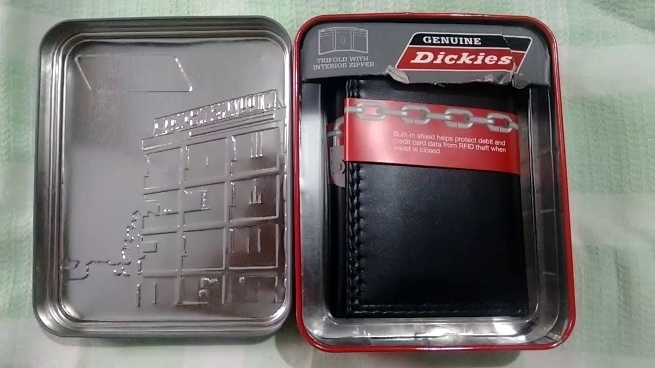 Genuine Dickies Branded gents purse - YouTube