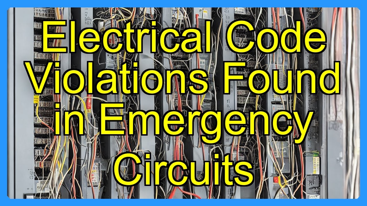 Electrical Code Violations Found in Emergency Circuits - YouTube