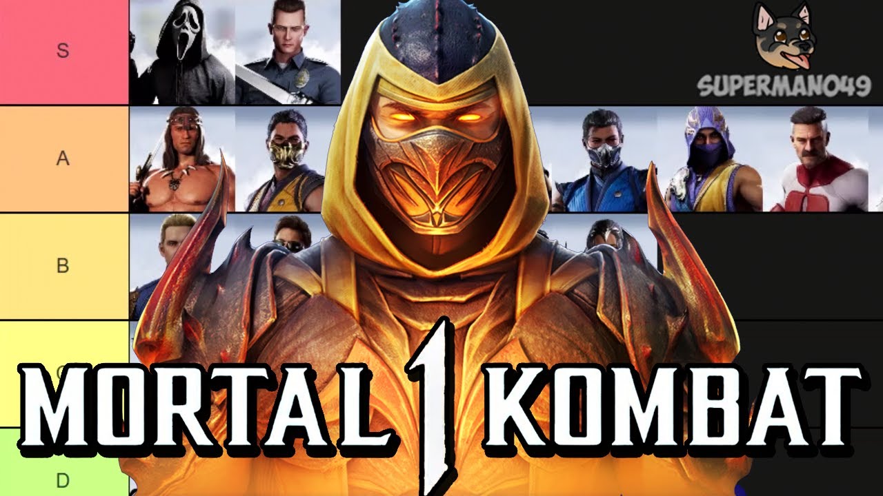 THE ULTIMATE MORTAL KOMBAT 1 TIER LIST! - Who Is The Most Fun Chaacter ...