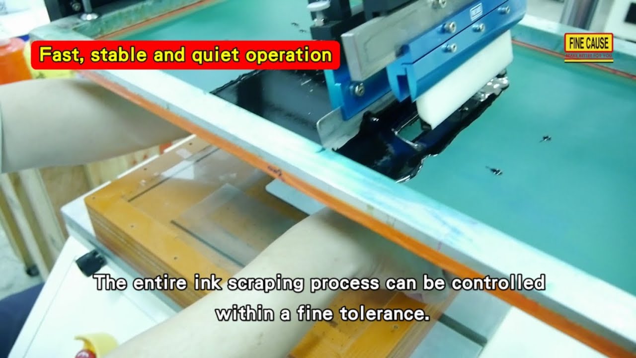 Servo Screen Printer + Air Suction Jig + Air Blower-【FineCause】-FA ...