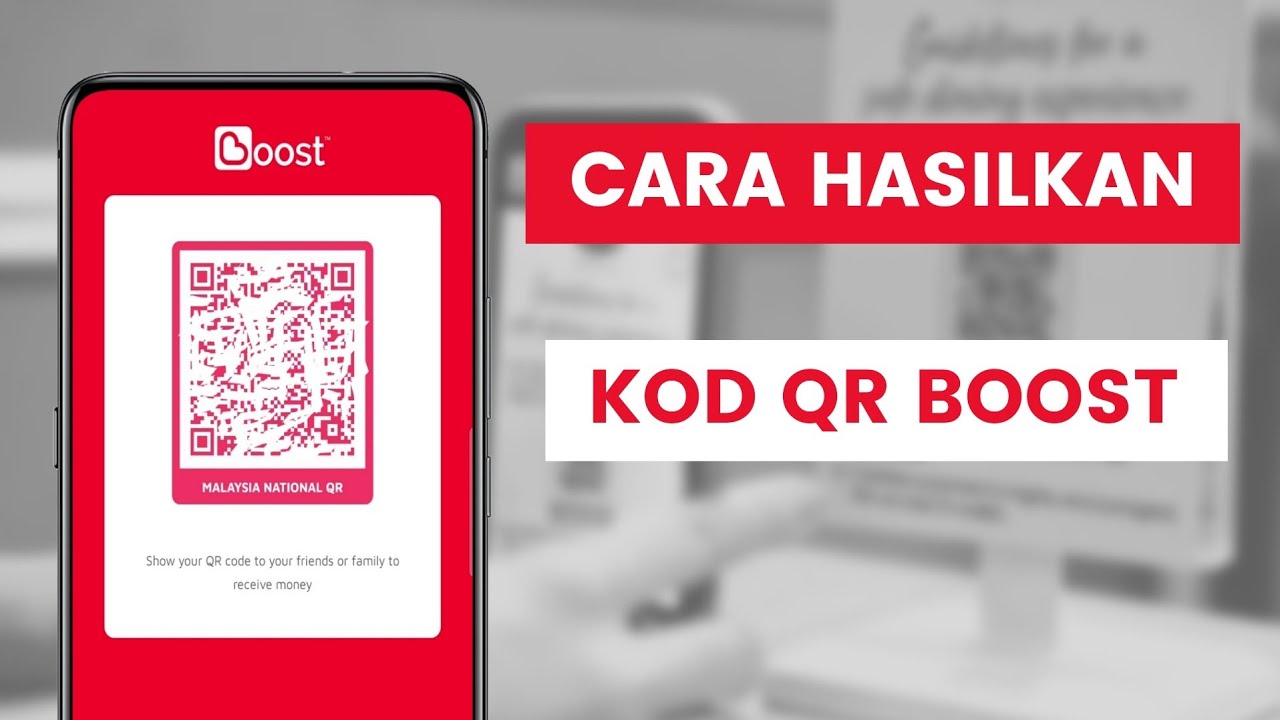 Cara Hasilkan Kod QR Boost Wallet Dan Print Untuk Terima Duit Dari ...