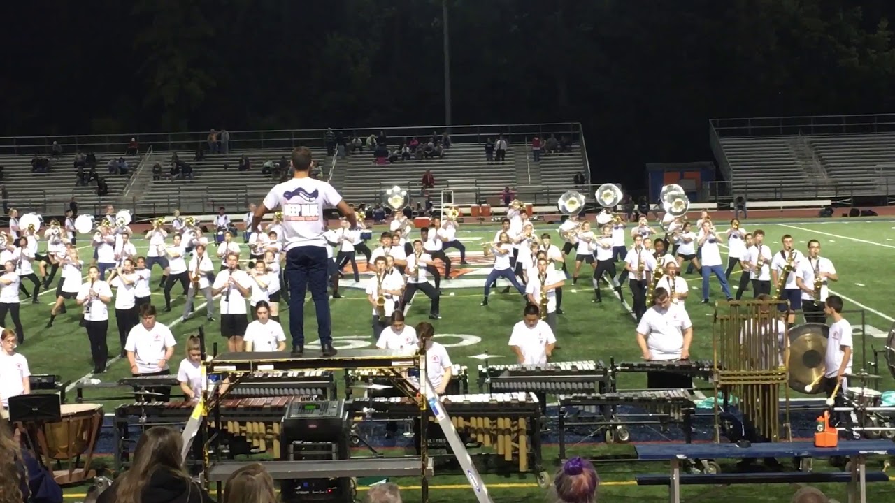 West Springfield High School Marching Band Halftime 9/8/2017 Part 2 ...
