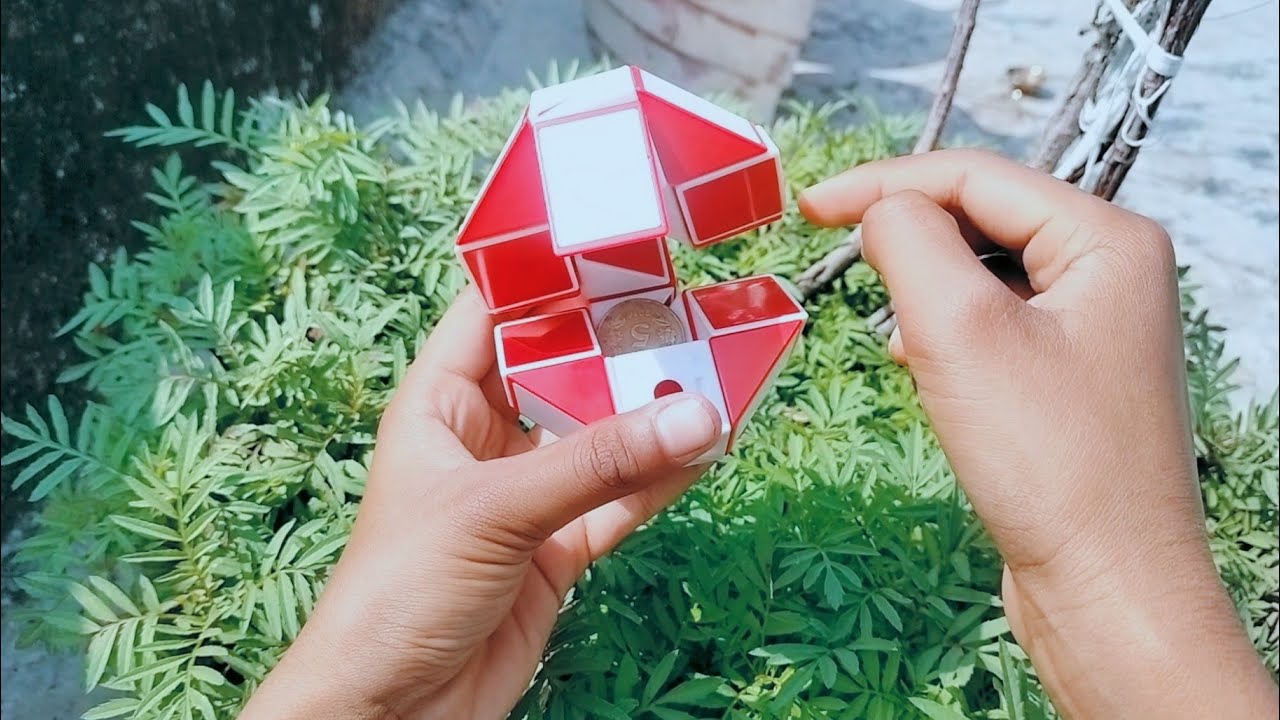 How to make treasure box in snake cube #video #treasure - YouTube