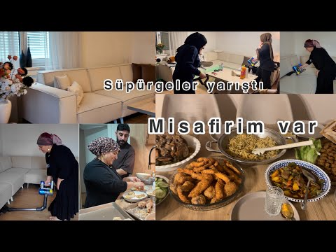 Günlük rutin misafir hazırlığı /yeni süpürgem çok iyi kızlar/halaylı geceler sohbet güzel dostlar 