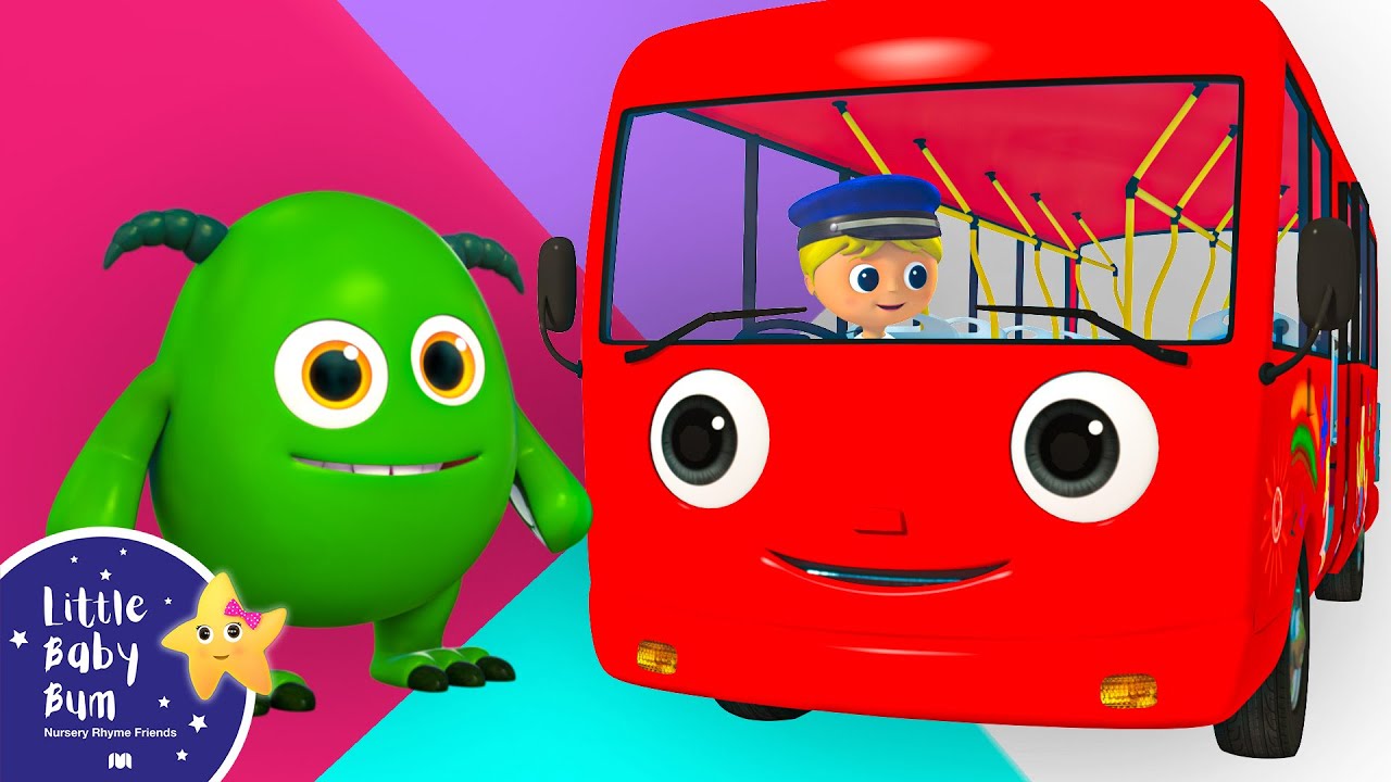 Color Bus Song + Wheels on the Bus |3D Vehicle|🚌Wheels on the BUS Songs ...