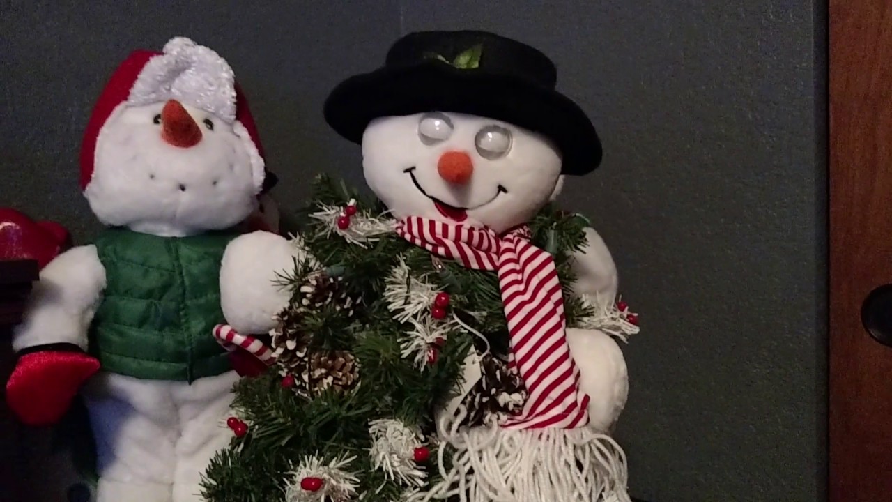 Animated tree snowman by Avon - YouTube