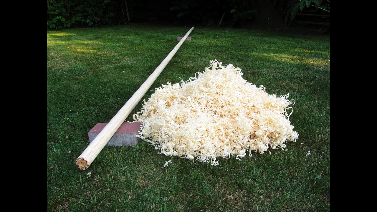 HAND PLANING OF TWISTED PINE WOOD SPAR (PROA "IGLA"/PASJA 400; RoSSY ...