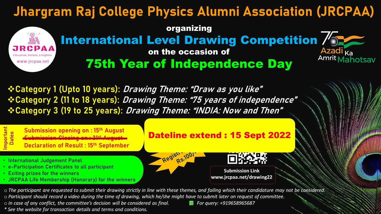 2022 International drawing competition dateline extend 🎨🕺💃🏻 - YouTube
