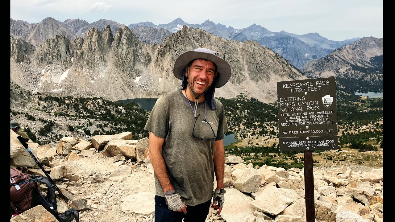 John Muir Trail NOBO - Day6 / Kearsarge Pass - YouTube