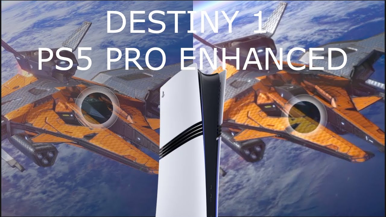 Destiny 1 PS5 Pro 4K Enhanced comparison PS4 image quality feature ...