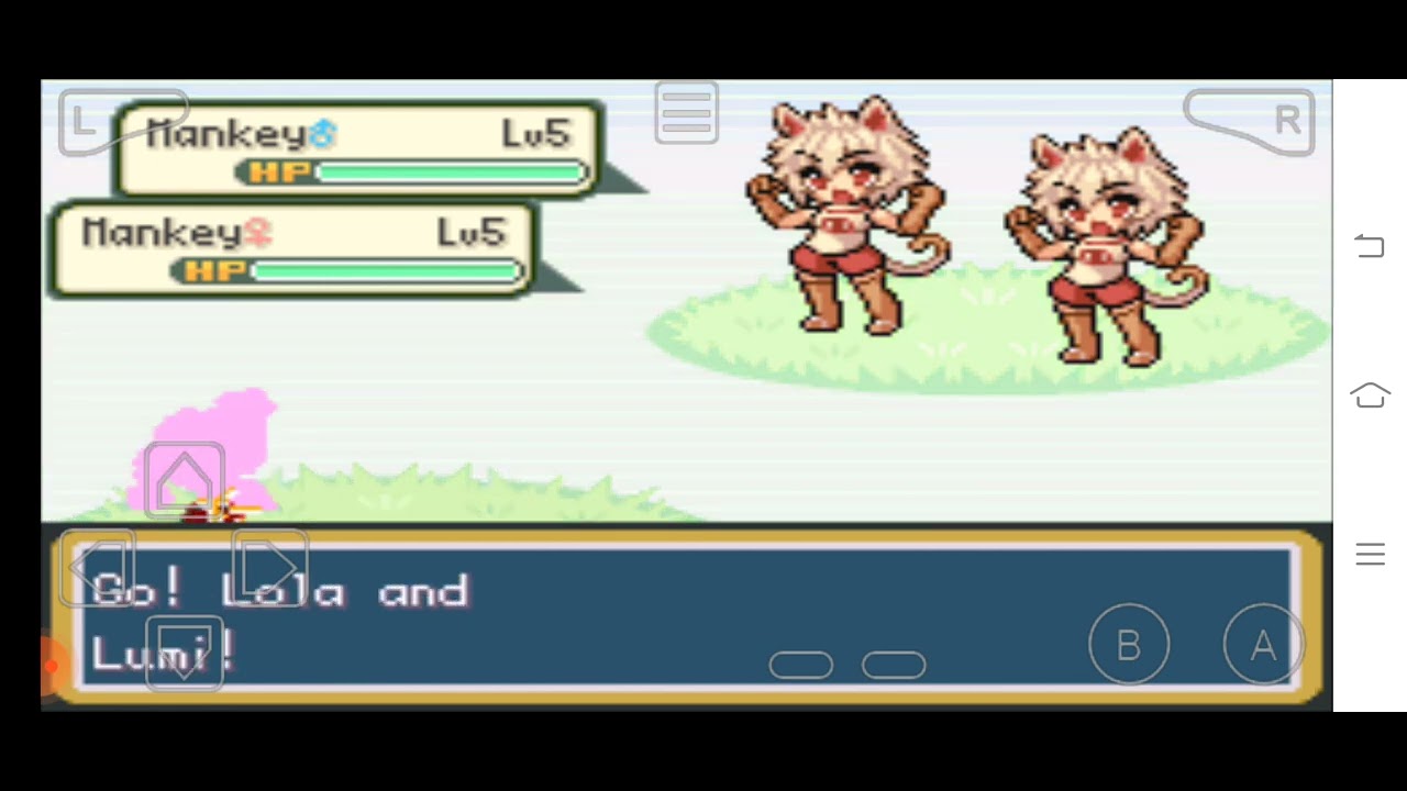 Moemon Mega fire red, Shiny Buneary and normal Buneary . - YouTube