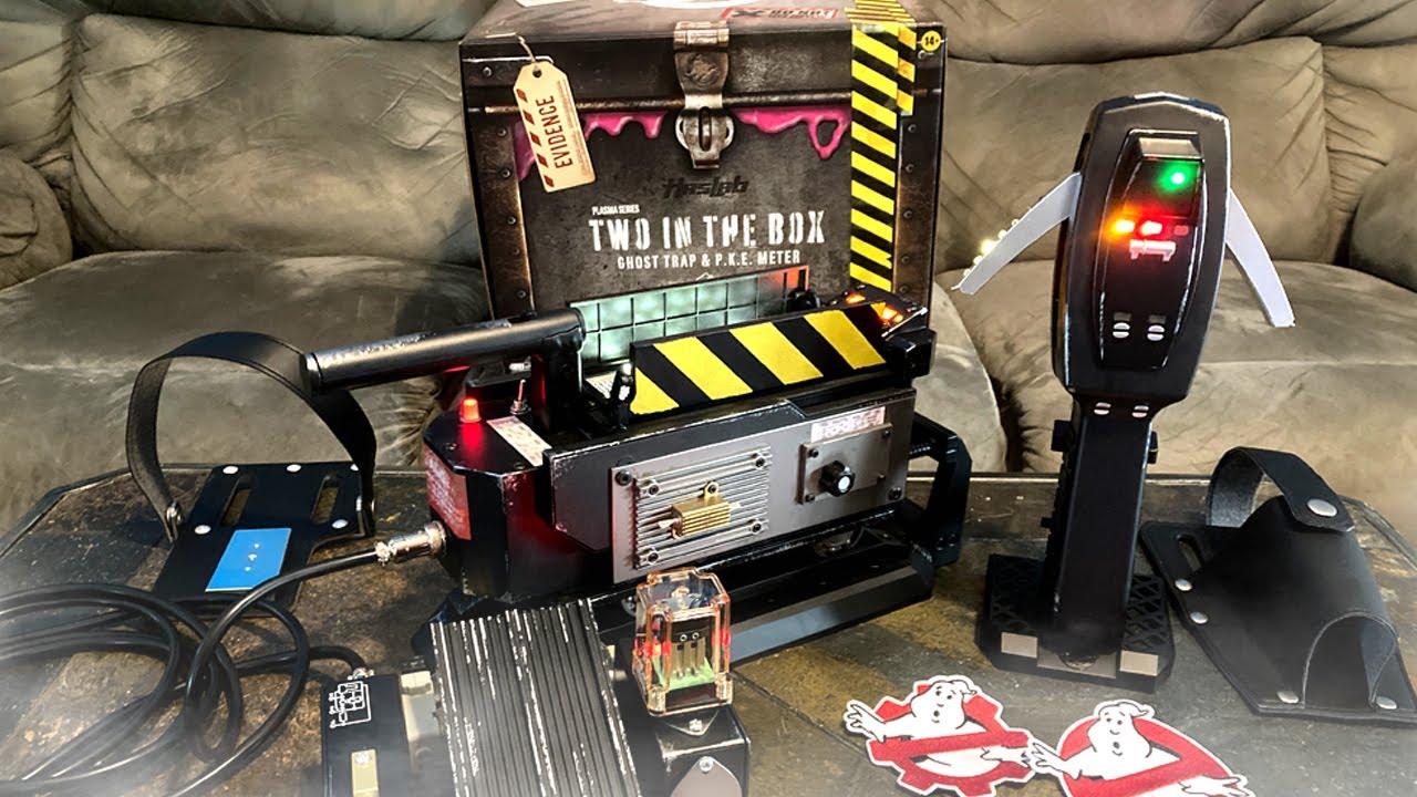 Hasbro Two in the Box Unboxing and Review Ghost Trap and PKE - YouTube