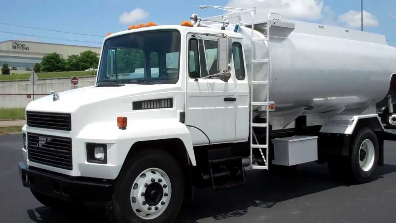 1995 Mack CS300 with 2800X2 Alum Tank Stock #951206 - YouTube
