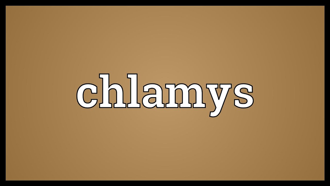 Chlamys Meaning - YouTube