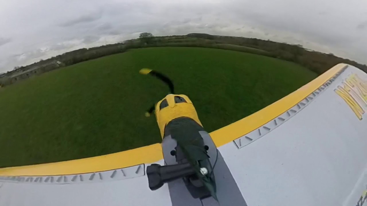 Insta 360 camera on board RC plane pt2 - YouTube