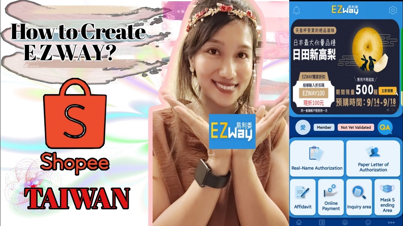 HOW TO CREAT EZ WAY ON SHOPEE TAIWAN - YouTube