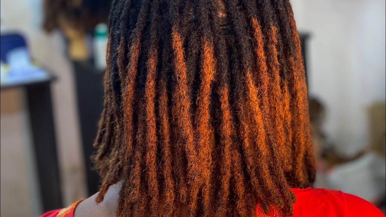 Comment mettre la teinture sur les dreadlocks - YouTube