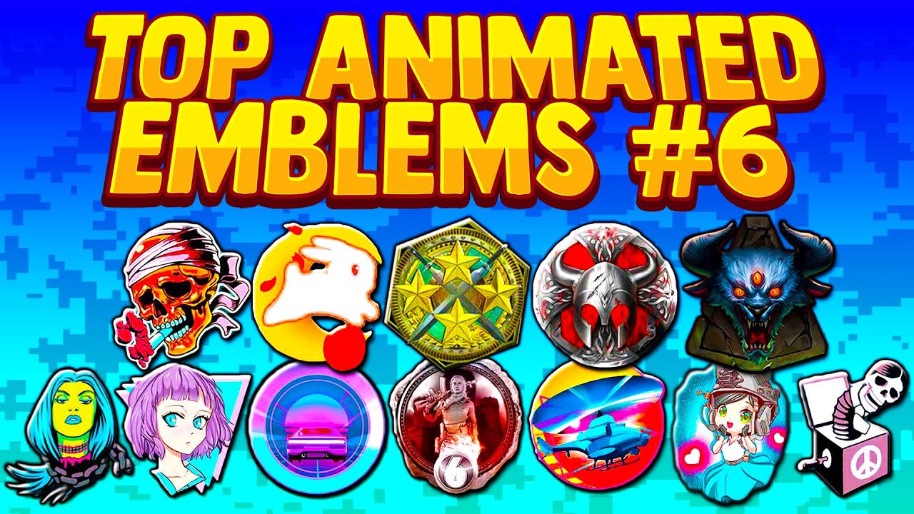 BEST ANIMATED EMBLEMS in Modern Warfare Part 6 *Rare* (2020 NEW) - YouTube