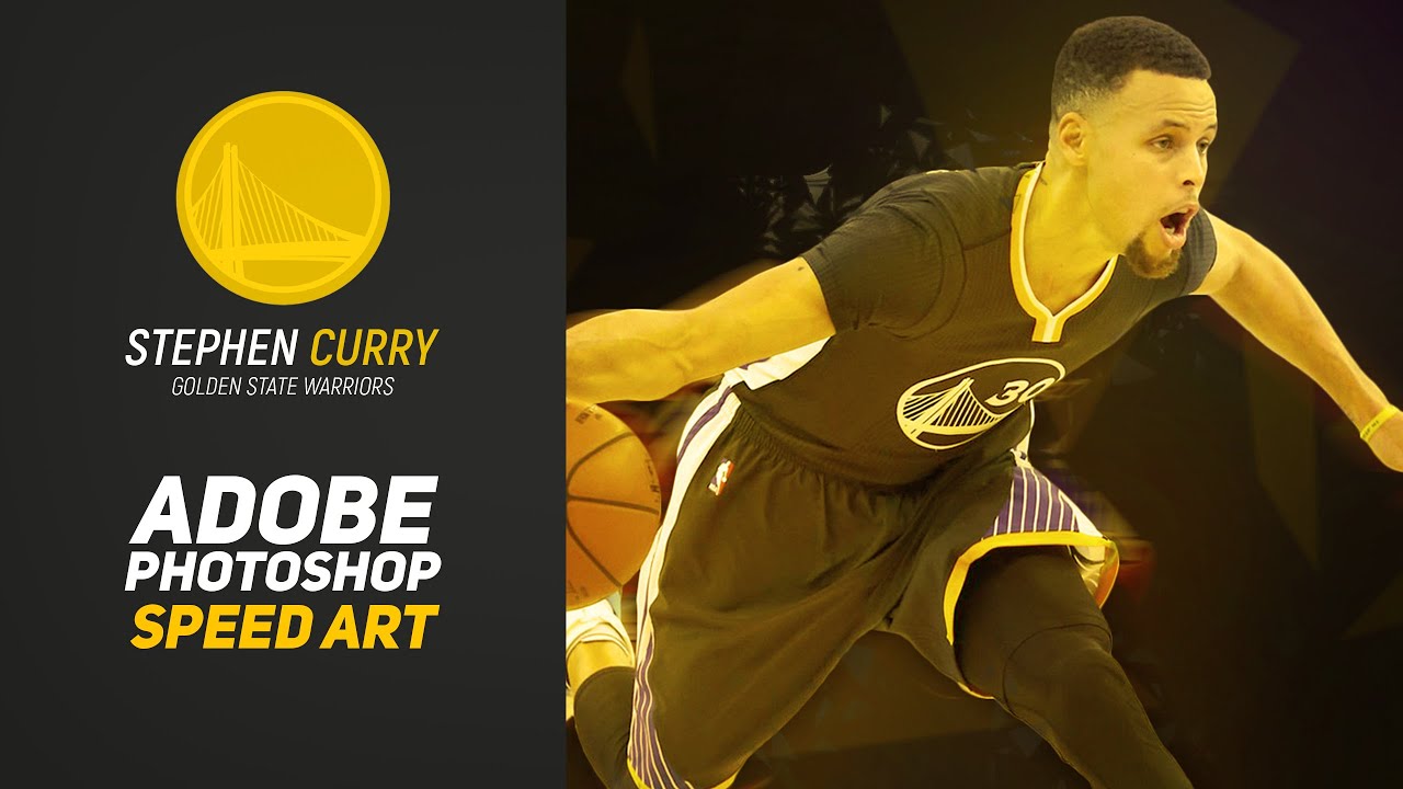 Stephen Curry Poster Design [Photoshop Speed Art] - YouTube