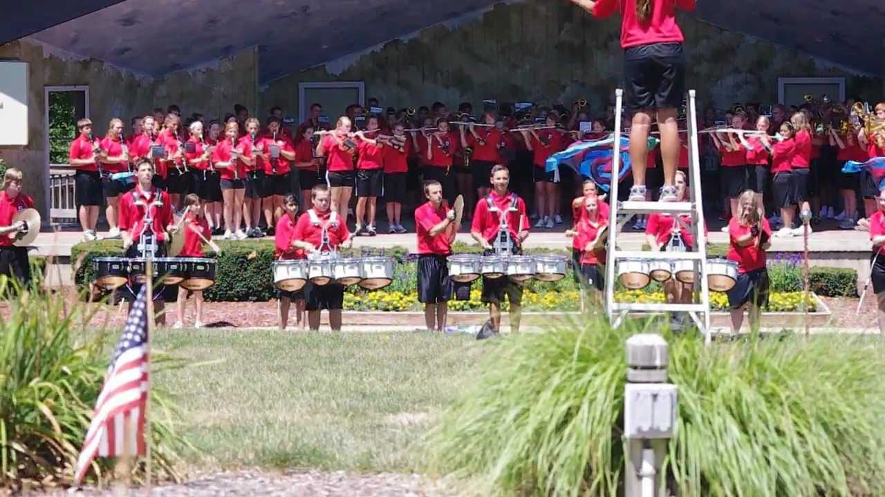 St. Johns High School Marching Band performing "Party Rock Anthem" by ...