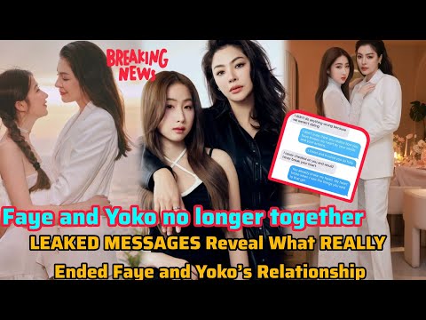 LEAKED MESSAGES Reveal What REALLY Ended Faye and Yoko’s Relationship