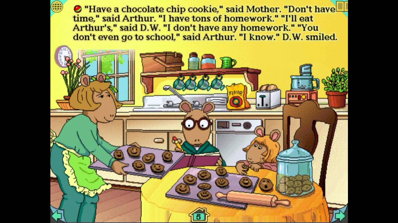Singing Cookies - From Arthur's Teacher Trouble, by Wanderful ...