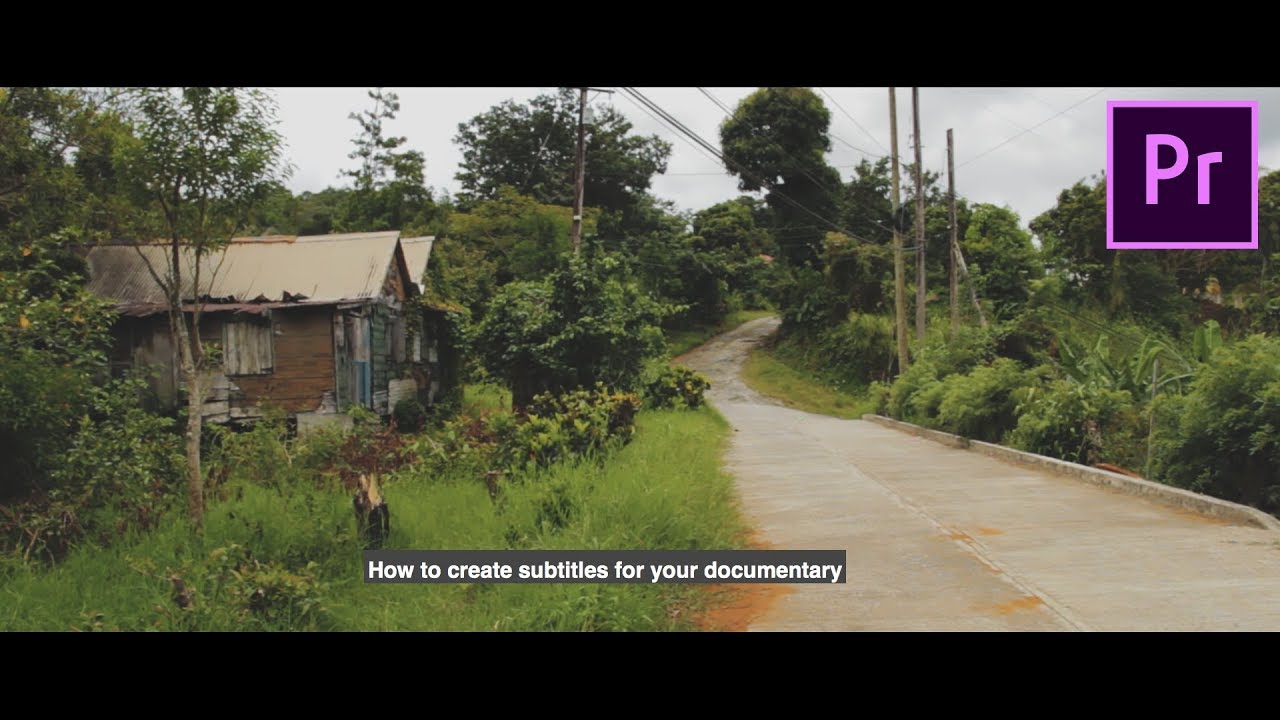 How to #3: Create SUBTITLES for your documentary film in Premiere Pro ...
