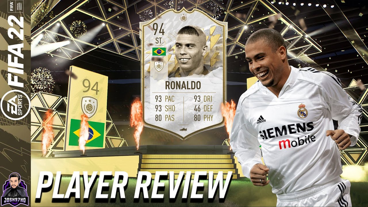 THE BEST ICON STRIKER IN FIFA? 94 MID ICON RONALDO PLAYER REVIEW! FIFA ...