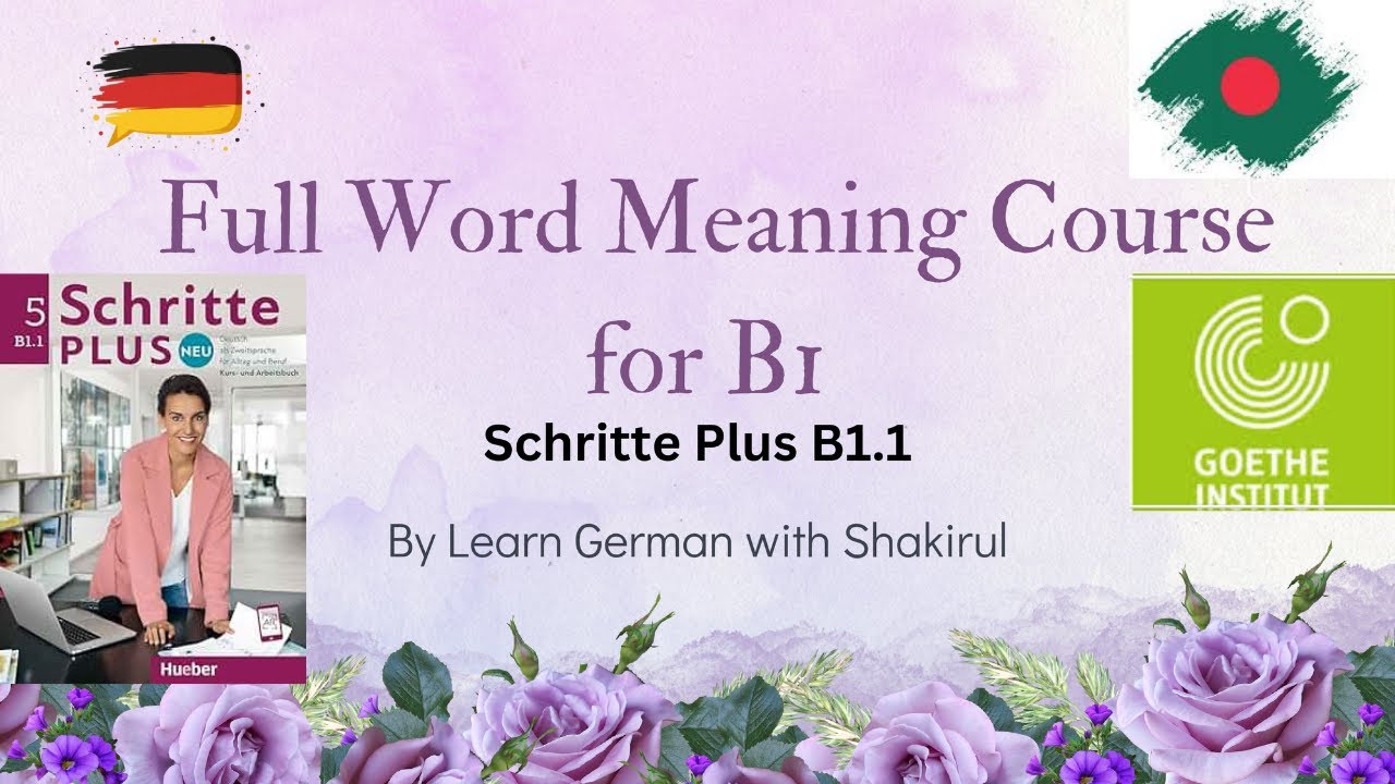 B1.1 Schritte Plus | Lektion 01 | Glück im Alltag | Learnwortschatz ...