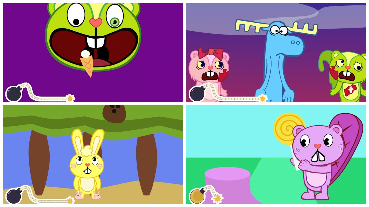 Happy Tree Friends: Microgame Massacre [DEMO] - [Gameplay] - [All ...