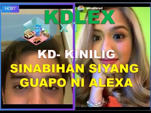 KD - KINILIG SA SINABI NI ALEXA SA KANYA" UY GUAPO" - YouTube