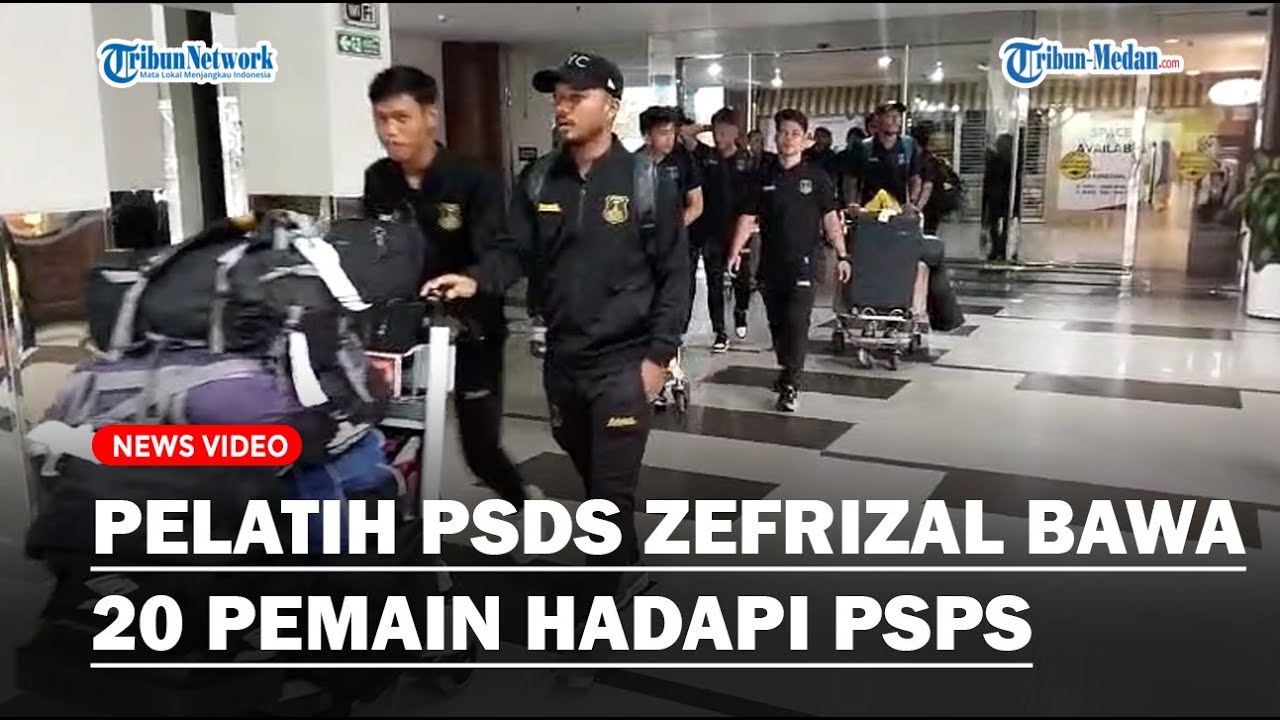 Pelatih PSDS Zefrizal Bawa 20 Pemain Untuk Hadapi PSPS - YouTube