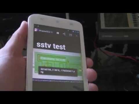 SSTV Android using Baby Monitor Wraase SC2 180 - YouTube