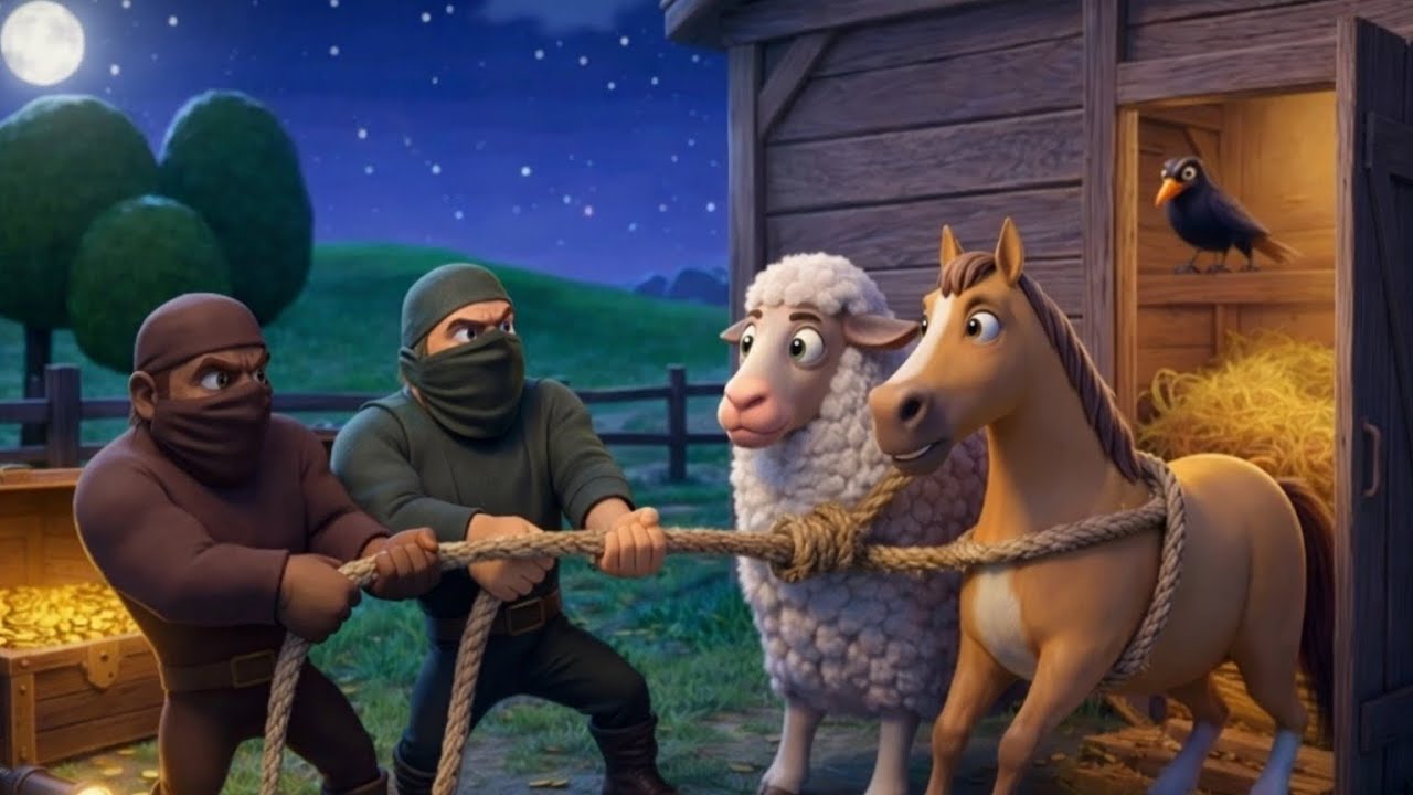 Mr Beast’s Animals Stolen by Two Thieves 😱 | Funny & Scary Cartoon ...