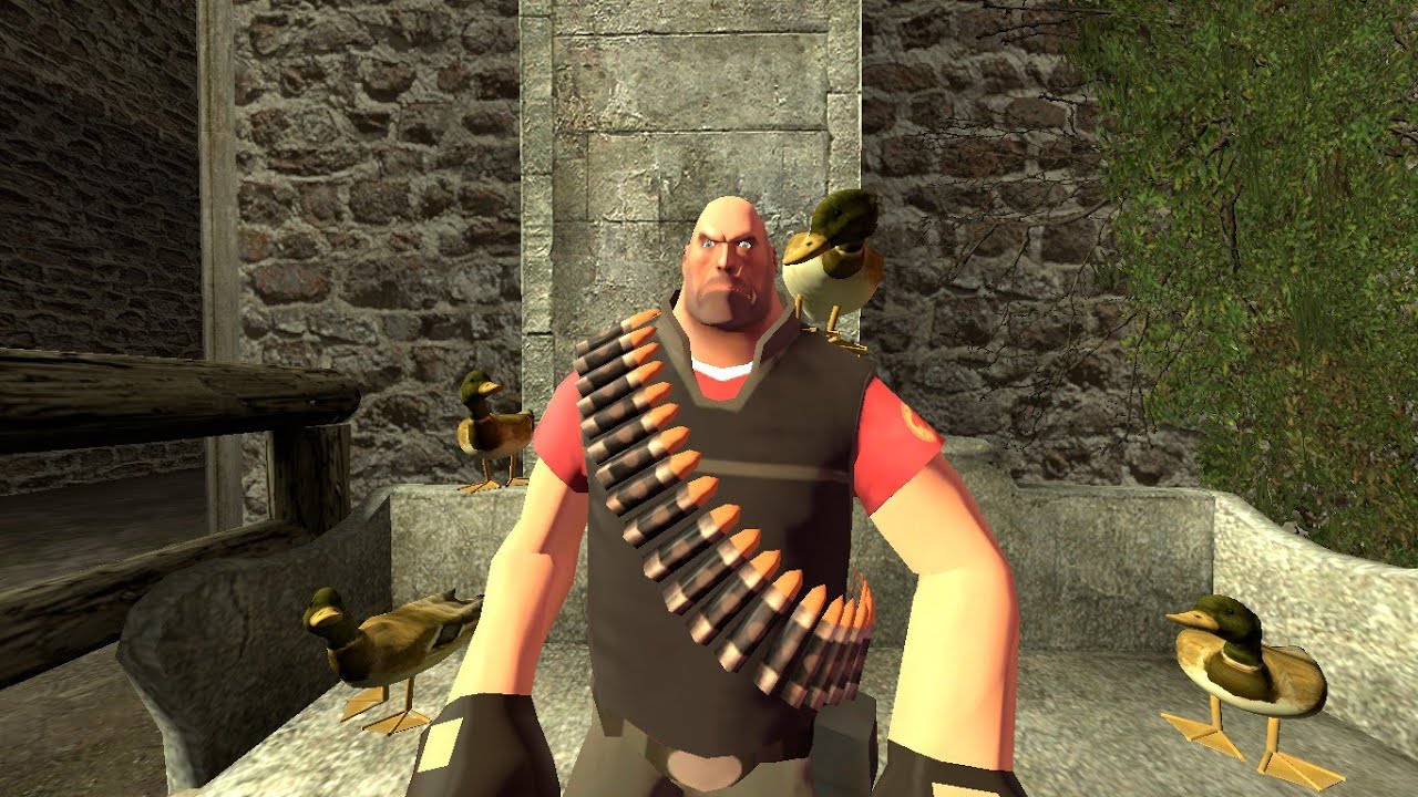 Heavy Feeds The Ducks (Gmod) - YouTube