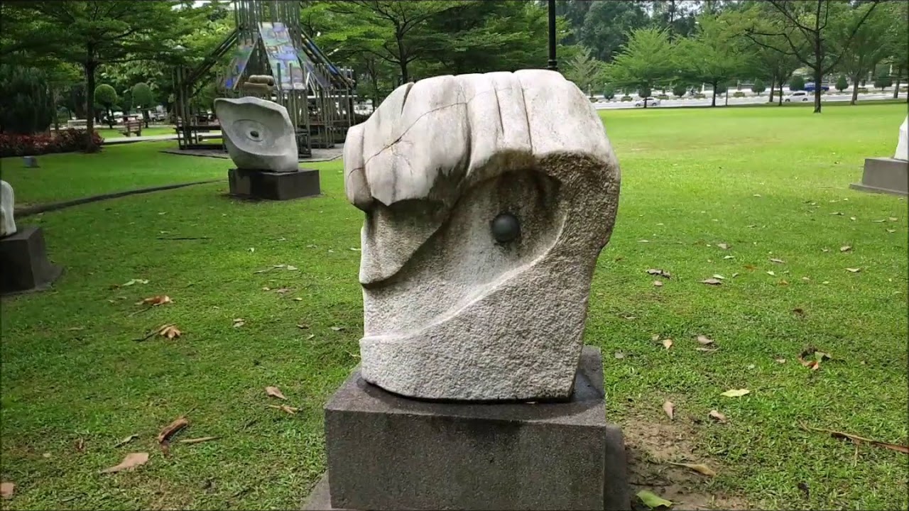 A day in Asean Sculpture Garden - YouTube