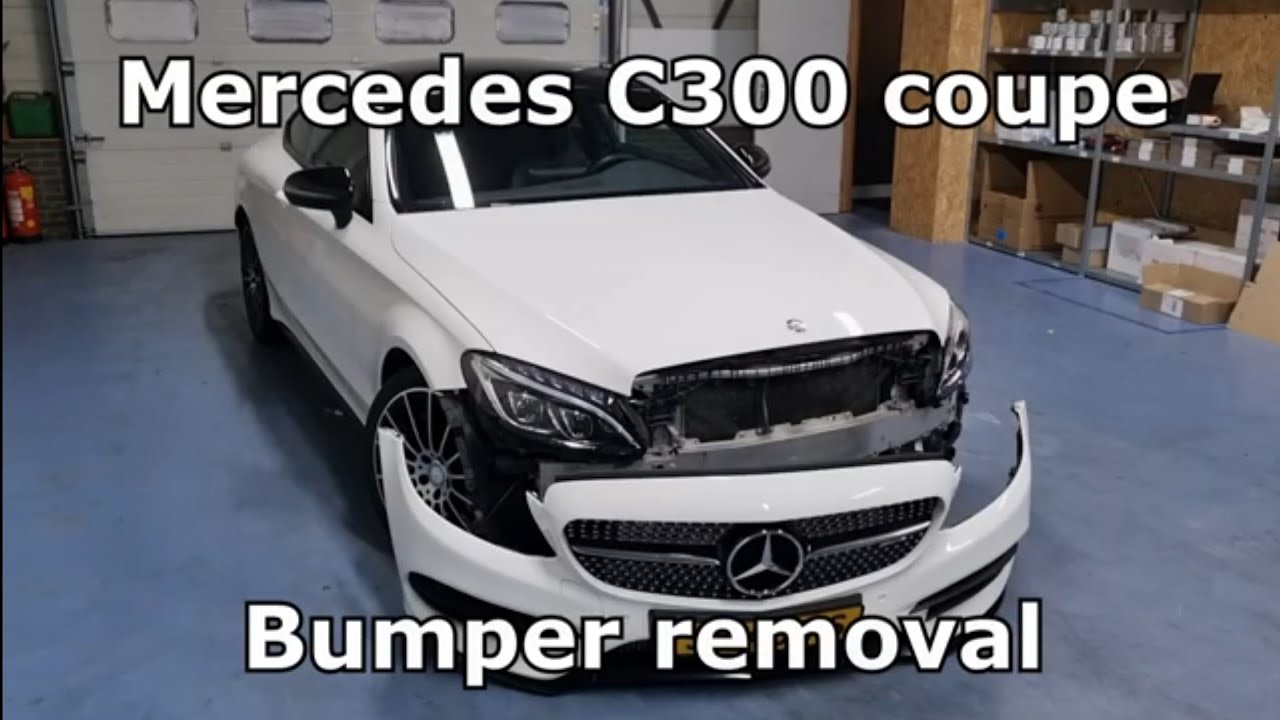How To Remove Mercedes C300 Bumper (QUICK GUIDE) - YouTube
