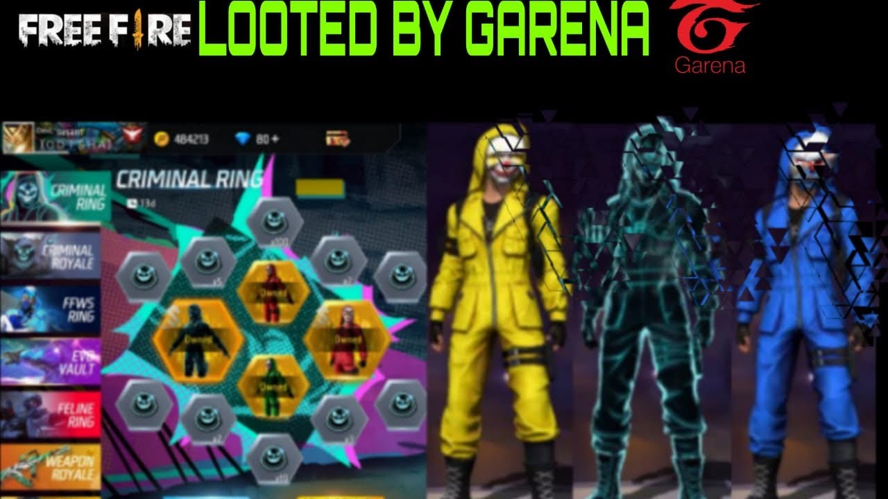 HOW TO GET GHOST CRIMINAL Bundle AND YELLOW CRIMINAL in FREE FIRE - YouTube