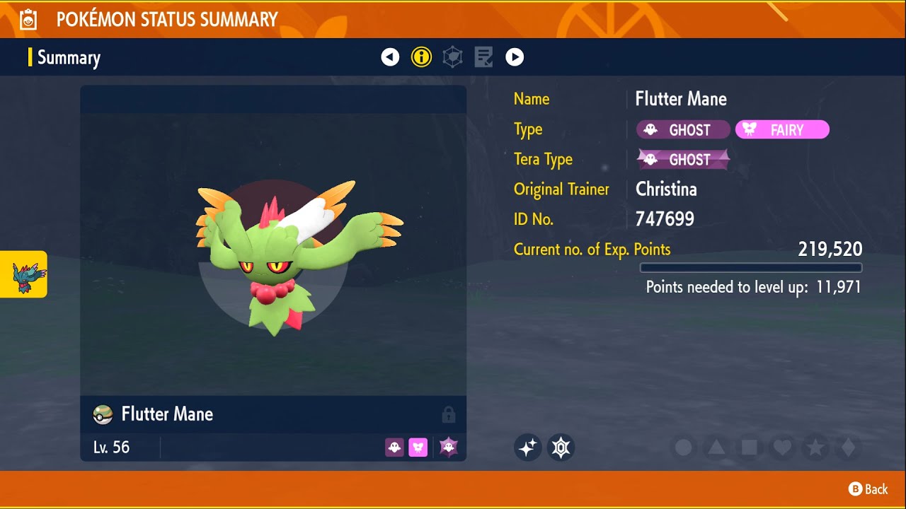 Shiny Flutter Mane -Pokémon Scarlet - YouTube
