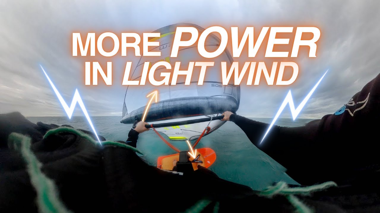 How to Get Maximum Power From Your Wing (Light Wind Tips) - YouTube