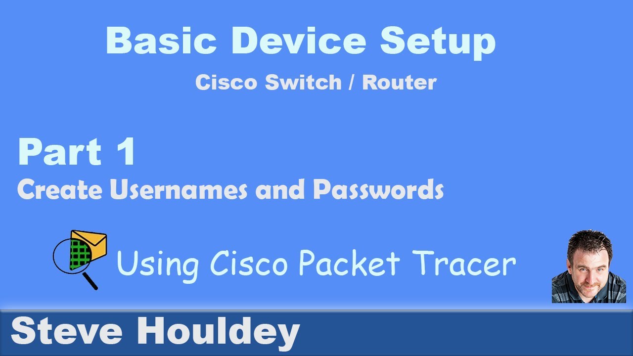 [Basic Setup Part 1] Create Usernames and Passwords and general user ...