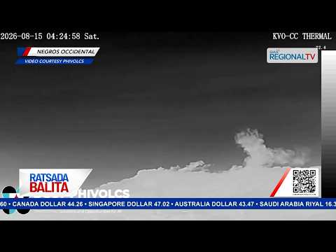 4 ka ash emissions, na-record sa Bulkan Kanlaon sang weekend kag kaina sang aga | Ratsada Balita
