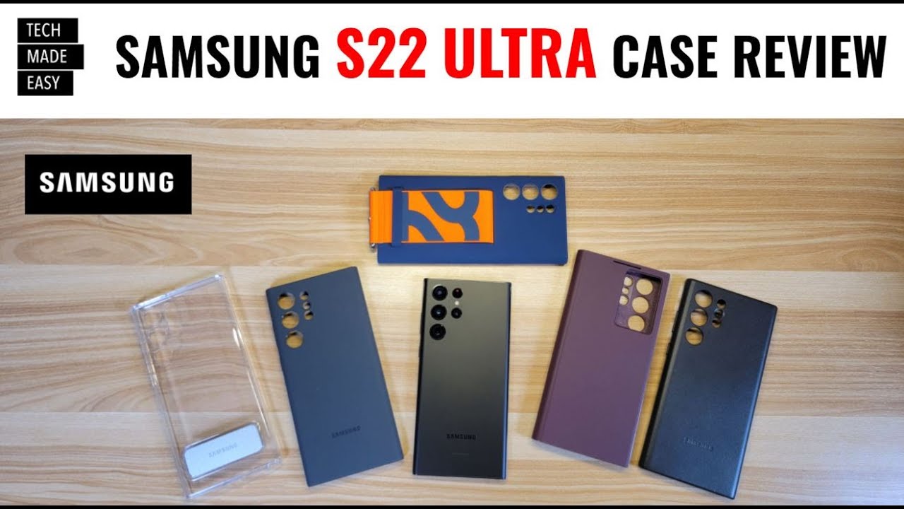 Samsung S22 Ultra Case Review Samsung Official Cases - YouTube