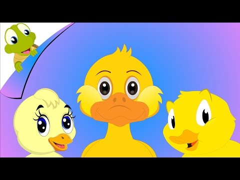 Six Little Ducks Nursery Rhyme for Kids with Lyrics
