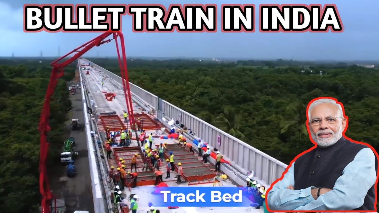 INDIA'S FIRST BULLET TRAIN CORRIDOR CONSTRUCTION UPDATE | SINKANSEN ...