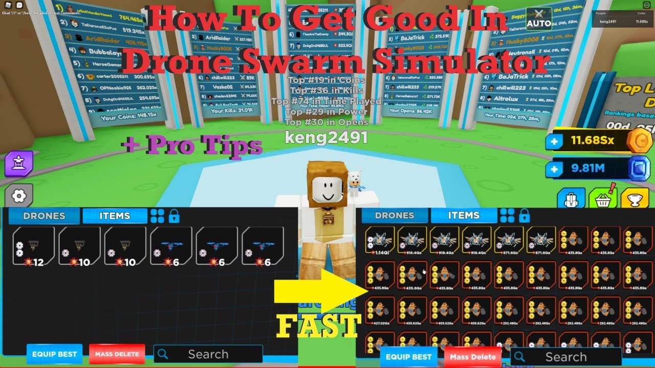 Drone Swarm Simulator | Easy Guide To Top 1000 + Top #37 Tips - YouTube