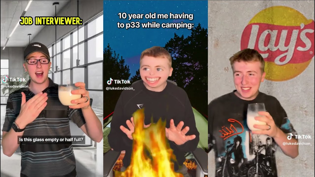 Try Not To Laugh Watching [2 Hours] Luke Davidson TikToks Compilation ...